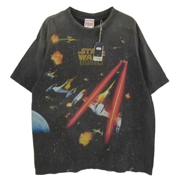 ■商品情報[商品名]SAINT MICHAEL セントマイケル 25SS SM-HR8-0000-C62 × STAR WARS スターウォーズ SW_SS TEE プリント 半袖 Tシャツ【極上美品】【中古】[カラー]ブラック系[サイズ]...