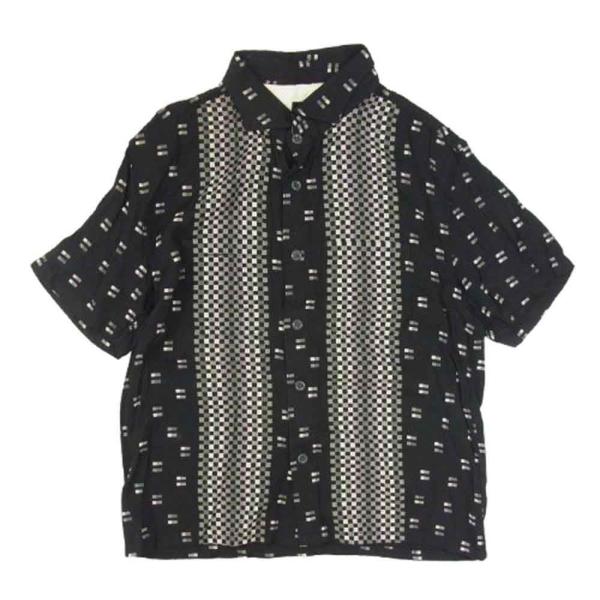 ■商品情報[商品名]R.J.B アールジェイビー THE FLAT HEAD フラットヘッド チェッカーボード レーヨン 半袖 シャツ ブラック系 S【中古】[カラー]ブラック系[サイズ]表記サイズ：Sx 厚み約cm肩幅：約41cm着丈：約...