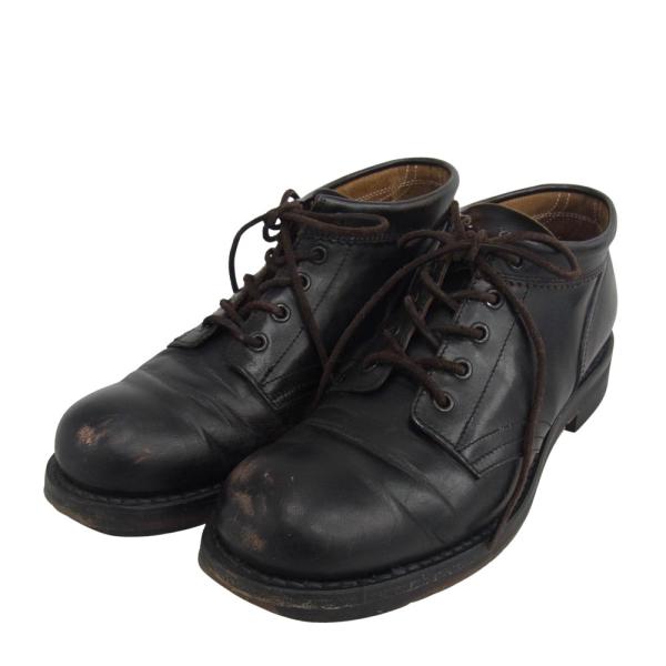 ■商品情報[商品名]ROLLING DUB TRIO RDT-A01 COUPEN ALL BLACK HORSE コペン ミッドカット ワーク ブーツ ブラック ホースハイド ブラック系 25cm【中古】[カラー]ブラック系[サイズ]x ...