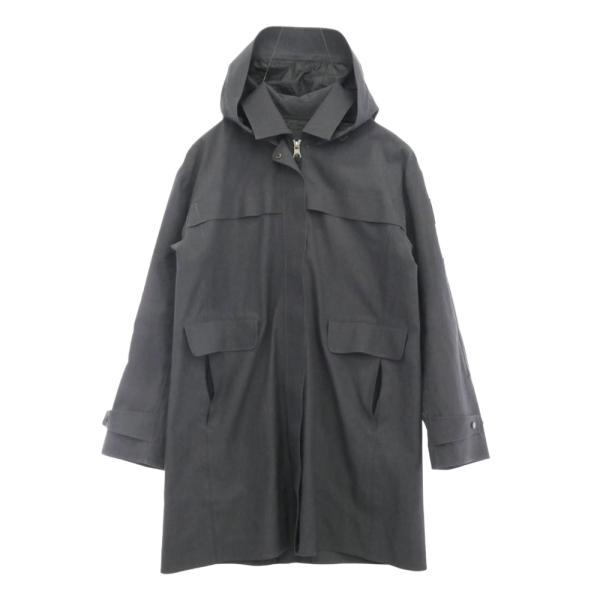 ■商品情報[商品名]AIGLE エーグル ZBF083J 透湿防水 ラボウ ステンカラーコート ダークグレー系 38【中古】[カラー]ダークグレー系[サイズ]表記サイズ：38x 厚み約cm肩幅：約50.5cm着丈：約84cm身幅：約53cm...