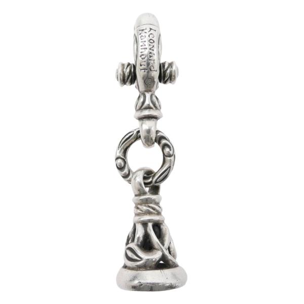 ■商品情報[商品名]LEONARD KAMHOUT レナードカムホート Key clasp Creane bell 1996刻印入り クレーンベル キークラスプ Mサイズ シルバー系【中古】[カラー]シルバー系[サイズ]約8cm x 1.9...