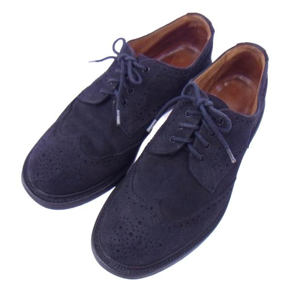 ■商品情報[商品名]Tricker's トリッカーズ BOURTON SUESE バートン スエード シューズ ブラック系 23cm程度【中古】[カラー]ブラック系[サイズ]x 厚み約cm表記サイズ：23cm程度アウトソール：約27cm高さ...