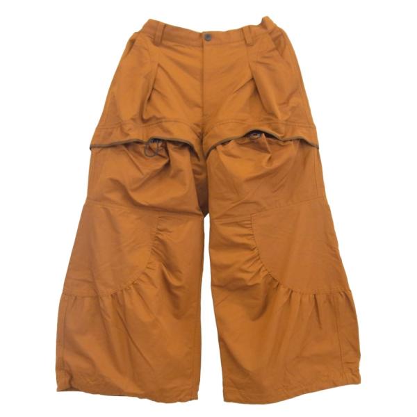 ■商品情報[商品名]MAISON SPECIAL メゾンスペシャル 11252461206 Gather Curved Switching Wide Pants ギャザーカーブド ワイドパンツ オレンジ系【中古】[カラー]オレンジ系[サイズ...