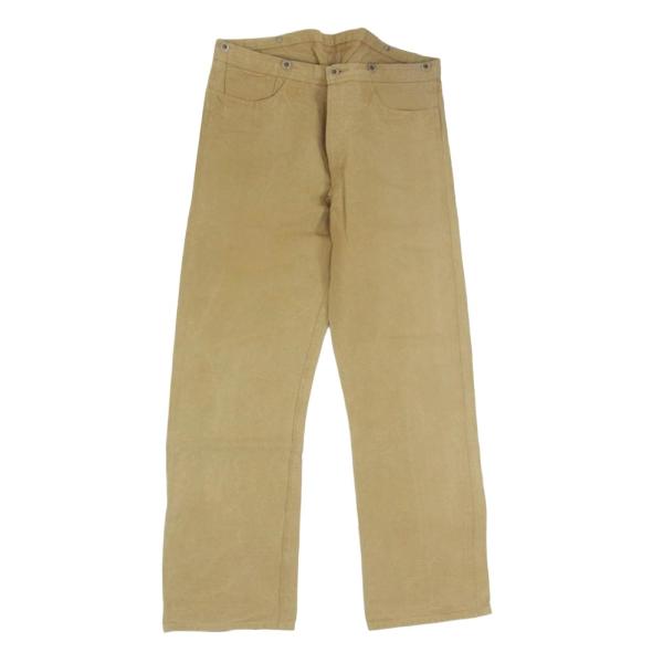 ■商品情報[商品名]WAREHOUSE ウエアハウス DUCK DIGGER ダックディガー サスペンダーボタン シンチバック ワークパンツ ベージュ系 34【中古】[カラー]ベージュ系[サイズ]表記サイズ：34x 厚み約cmウエスト：約8...