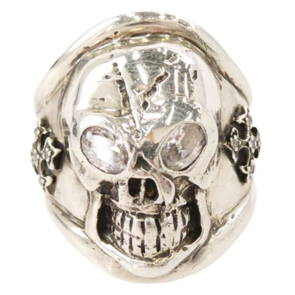 ■商品情報[商品名]FLASHPOINT フラッシュポイント JIM SKULL fight alone ジムスカル ファイトアローン リング シルバー系 16号【中古】[カラー]シルバー系[サイズ]16号号リング幅：約1.4cmリング外径...