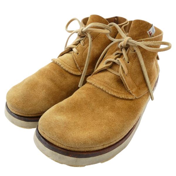 ■商品情報[商品名]VISVIM ビズビム GRIS MOC MID FOLK グリス スエード チャッカ ブーツ ライトブラウン系 10.5【中古】[カラー]ライトブラウン系[サイズ]x 厚み約cm表記サイズ：10.5アウトソール：約30...
