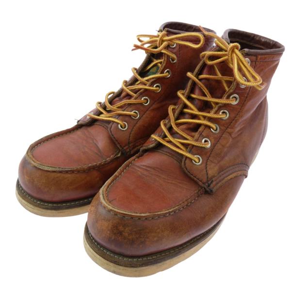■商品情報[商品名]RED WING レッドウィング 8875 USA製 IRISH SETTER 6' MOC-TOE 半円 犬タグ アイリッシュセッター 6インチ モックトゥ ブーツ 8.5D【中古】[カラー]ブラウン系[サイズ]x 厚...