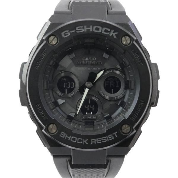 ■商品情報[商品名]G-SHOCK ジーショック GST-W300G-1A1JF G-STEEL Mid Size Series Gスチール ミドルサイズ ソーラー アナデジ 腕時計 ブラック系【中古】[カラー]ブラック系[サイズ]ケース：...