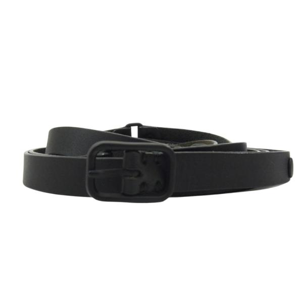 ■商品情報[商品名]ato アトウ COWHIDE DOUBLE BELT NARROW ナロー カウハイド ベルト ブラック系【中古】[カラー]ブラック系[サイズ]ベルト幅：約1.5cmウエスト：約175cm 〜 200cmx 厚み約cm...