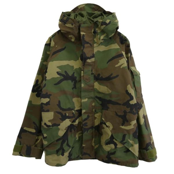 ■商品情報[商品名]ユーエスアーミー US.ARMY MIL-P-44188D 米軍 8415-01-228-1319 ECWCS GEN1 エクワックス ゴアテックス カモ ナイロン ジャケット【中古】[カラー]カーキ系[サイズ]表記サイ...