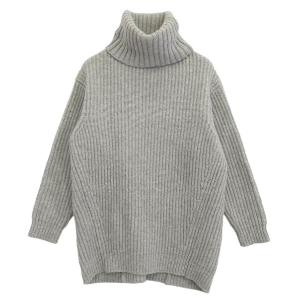 ■商品情報[商品名]ACNE STUDIOS アクネストゥディオズ 19A173 DISA L-WOOL PAW17 タートルネック ウール セーター ニット グレー系 XS【中古】[カラー]グレー系[サイズ]表記サイズ：XSx 厚み約cm...