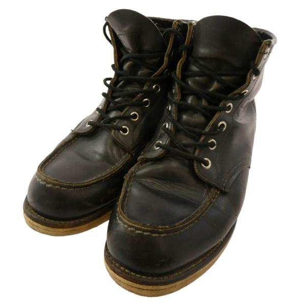 ■商品情報[商品名]RED WING レッドウィング 8130 USA製 刺繍羽タグ IRISH SETTER BOOTS アイリッシュ セッター ブーツ ブラック系 7.5【中古】[カラー]ブラック系[サイズ]x 厚み約cm表記サイズ：7...