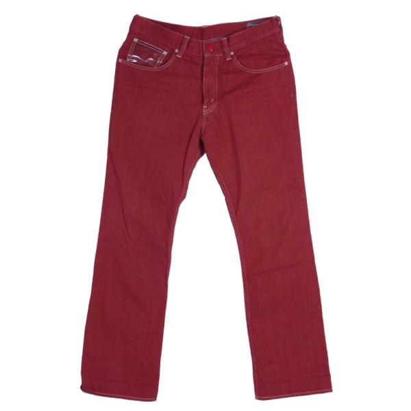 ■商品情報[商品名]LYNCH SILVERSMITH リンチシルバースミス Heavy Gauge カラー レッド デニム パンツ エンジ系 32/30【中古】[カラー]エンジ系[サイズ]x 厚み約cm表記サイズ：32/30ウエスト：約4...