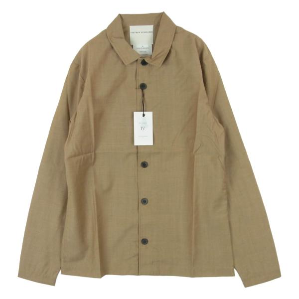 ■商品情報[商品名]ステファンシュナイダー STEPHAN SCHNEIDER 15SS ベルギー製 シャンブレー 長袖 シャツ ライトブラウン系 4【極上美品】【中古】[カラー]ライトブラウン系[サイズ]x 厚み約cm表記サイズ：4肩幅：...