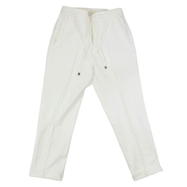 ■商品情報[商品名]ベルウィッチ BERWICH GT1001X 干場別注 H Due アッカデュエ レーヨン ナイロン ジャージ パンツ ホワイト系 44【中古】[カラー]ホワイト系[サイズ]表記サイズ：44x 厚み約cmウエスト：約68...