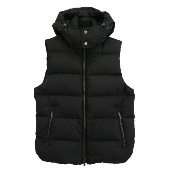 ■商品情報[商品名]ムーレー MooRER 25AW FIRE-WK ファイヤー ダウン ベスト ブラック系 サイズ表記なし【中古】[カラー]ブラック系[サイズ]x 厚み約cm表記サイズ：サイズ表記なし肩幅：約39cm着丈：約61.5cm身...