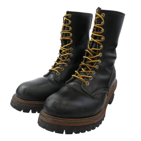 ■商品情報[商品名]RED WING レッドウィング 2218 PT83 LOGGER BOOTS ロガー ブーツ ブラック系 7.5D【中古】[カラー]ブラック系[サイズ]x 厚み約cm表記サイズ：7.5Dアウトソール：約31cm高さ：約...