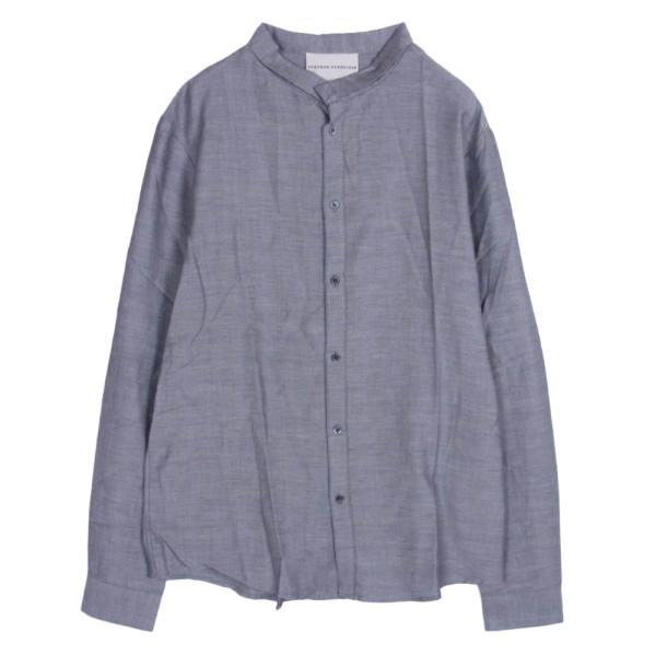 ■商品情報[商品名]STEPHAN SCHNEIDER ステファンシュナイダー バンドカラー 長袖 シャツ グレー系 4【中古】[カラー]グレー系[サイズ]x 厚み約cm表記サイズ：4肩幅：約43cm着丈：約70cm身幅：約48cm袖丈：約...