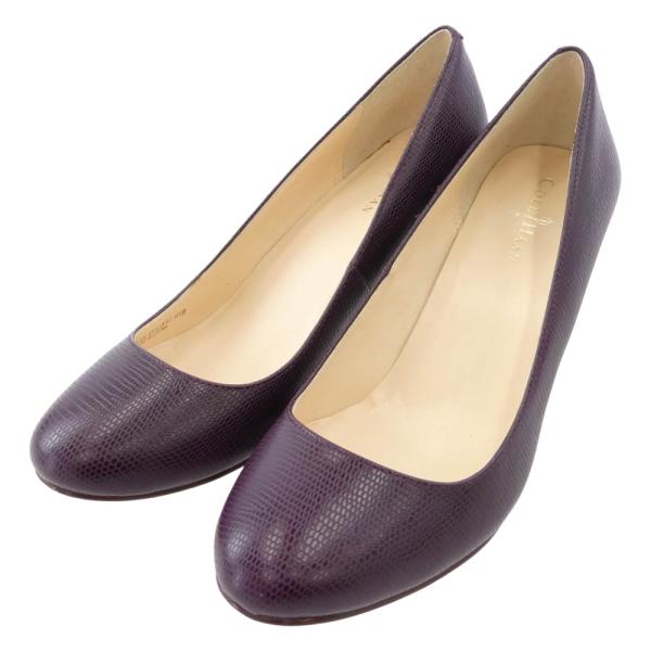 ■商品情報[商品名]COLE HAAN コールハーン D41841 LAINEY WDG 75 2 パンプス パープル パープル系 6.5【中古】[カラー]パープル系[サイズ]x 厚み約cm表記サイズ：6.5アウトソール：約20cm高さ：約...
