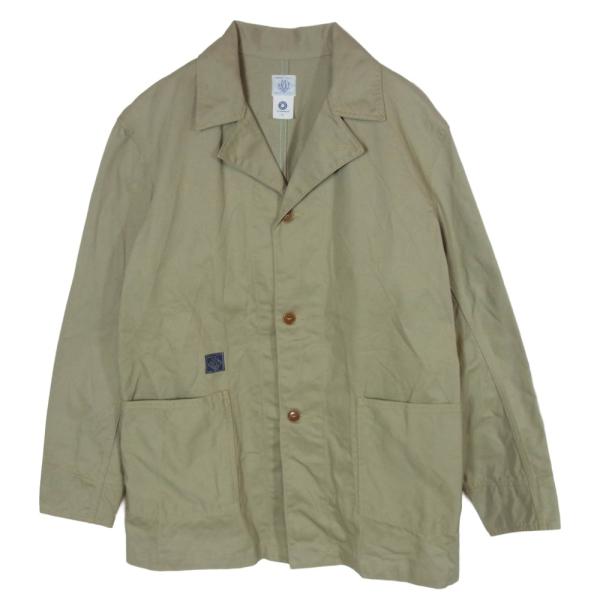 ■商品情報[商品名]POST OVERALLS ポストオーバーオールズ OK40 カバーオール ジャケット ベージュ系 M【中古】[カラー]ベージュ系[サイズ]表記サイズ：Mx 厚み約cm肩幅：約50cm着丈：約80cm身幅：約55cm袖丈...