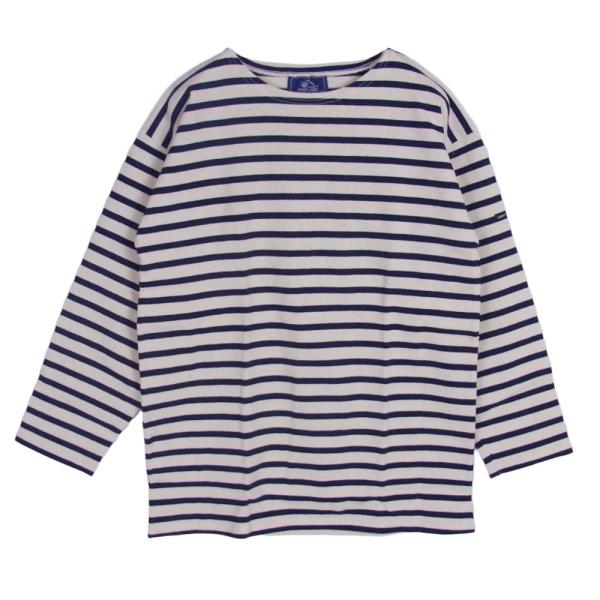 ■商品情報[商品名]SAINT JAMES デッドストック フランス製 80s 90s CARAVELLE キャラベル バスクシャツ 長袖 Tシャツ サイズ14 【極上美品】【中古】[カラー]オフホワイト系[サイズ]x 厚み約cm表記サイズ...