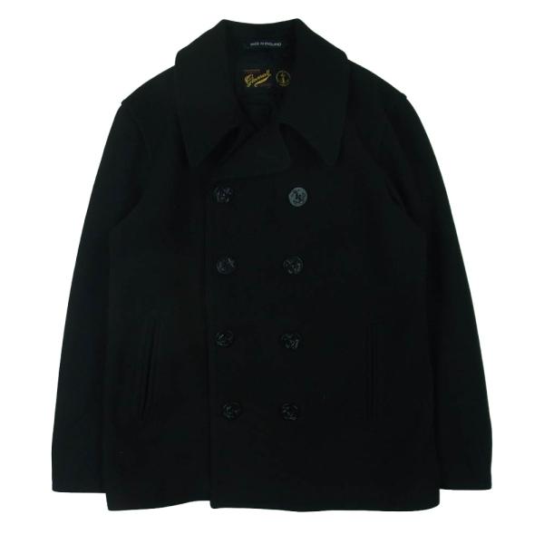 ■商品情報[商品名]Gloverall グローバーオール 英国製 ウール ピーコート Pコート ブラック系 38【中古】[カラー]ブラック系[サイズ]表記サイズ：38x 厚み約cm肩幅：約46.5cm着丈：約71cm身幅：約54.5cm袖丈...