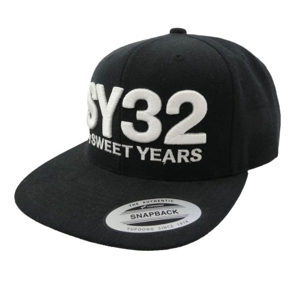 ■商品情報[商品名]スイートイヤーズ SY32 by SWEET YEARS ME1948-01 3D LOGO SNAPBACK CAP キャップ 帽子 ブラック系【中古】[カラー]ブラック系[サイズ]x 厚み約cm高さ：約12cmつば長...