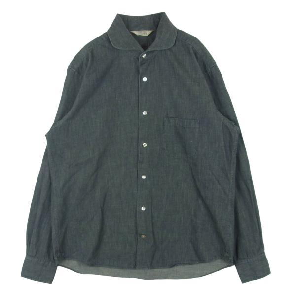 ■商品情報[商品名]ORGUEIL オルゲイユ OR-5109 Windsor Collar Shirt ウィンザーカラーシャツ シェルボタン 長袖 シャツ グレー系 40【中古】[カラー]グレー系[サイズ]表記サイズ：40x 厚み約cm肩...