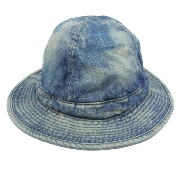 ■商品情報[商品名]BOWWOW バウワウ BW241-UADH US ARMY M37 DENIM ヴィンテージ加工 デニム ハット 帽子 インディゴブルー系【新古品】【未使用】【中古】[カラー]インディゴブルー系[サイズ]x 厚み約cm...