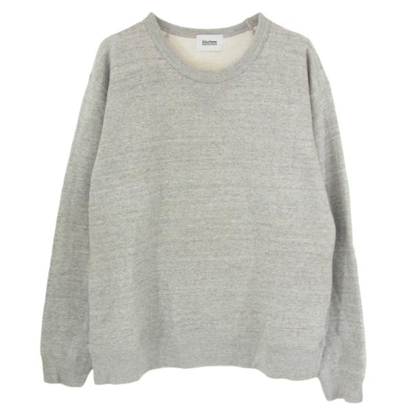 ■商品情報[商品名]blurhms ブラームス BHS-RKSS17001 FREEDOM SLEEVE SWEAT SHIRT フリーダムスリーブ スウェット シャツ トレーナー グレー系 3【中古】[カラー]グレー系[サイズ]x 厚み約...