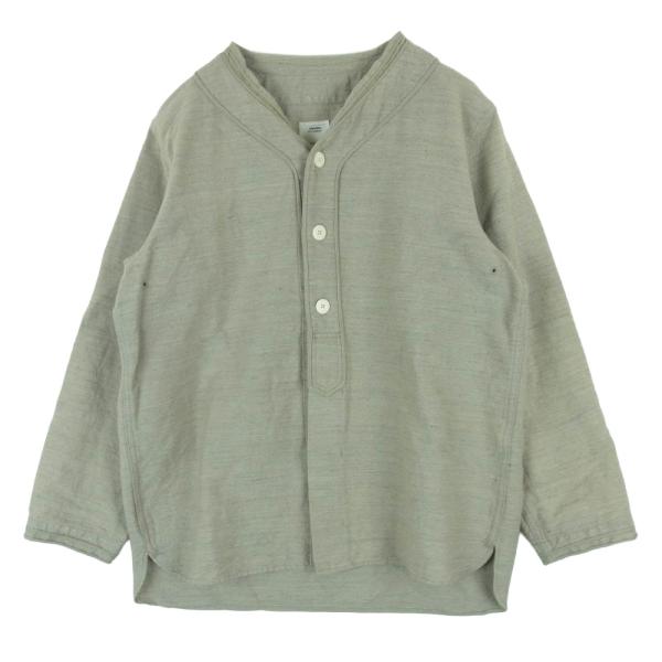■商品情報[商品名]VISVIM ビズビム 18SS 0118105011018 DUGOUT SHIRT L/S ダグアウト 長袖 シャツ ロングスリーブ 日本製 グレー系 2【中古】[カラー]グレー系[サイズ]x 厚み約cm表記サイズ：...