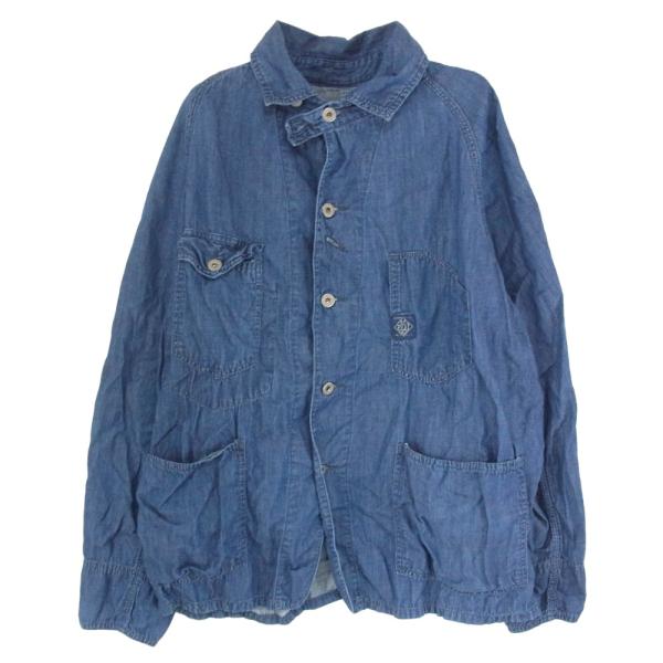 ■商品情報[商品名]POST OVERALLS ポストオーバーオールズ Engineer’s エンジニアーズ ジャケット カバーオールジャケット インディゴブルー系【中古】[カラー]インディゴブルー系[サイズ]x 厚み約cm表記サイズ：サイ...
