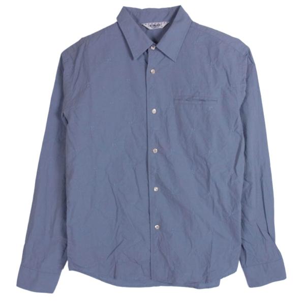 ■商品情報[商品名]CALEE キャリー キャリー 長袖シャツ ライトブルー系 L【中古】[カラー]ライトブルー系[サイズ]表記サイズ：Lx 厚み約cm肩幅：約48cm着丈：約70cm身幅：約52cm袖丈：約63cm[付属品]なし[状態・コ...