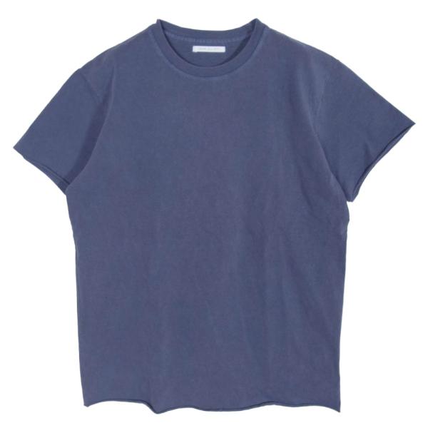 ■商品情報[商品名]ジョンエリオット John Elliott クルーネック 半袖 Tシャツ ネイビー系 1【中古】[カラー]ネイビー系[サイズ]x 厚み約cm表記サイズ：1肩幅：約45.5cm着丈：約65cm身幅：約53cm袖丈：約19c...