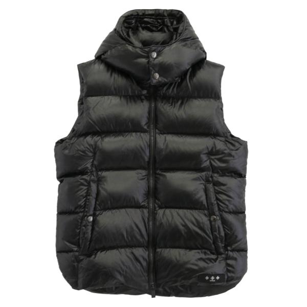 ■商品情報[商品名]TATRAS タトラス MTA19A4564 POSEIDONE ダウン ベスト ブラック系 03【中古】[カラー]ブラック系[サイズ]x 厚み約cm表記サイズ：03肩幅：約41.5cm着丈：約67.5cm身幅：約55....