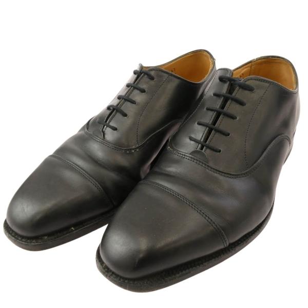 ■商品情報[商品名]Tricker's トリッカーズ REGENT リージェント レザー 内羽根 ストレートチップ ビジネス ドレス シューズ ブラック系 6【中古】[カラー]ブラック系[サイズ]x 厚み約cm表記サイズ：6アウトソール：約...