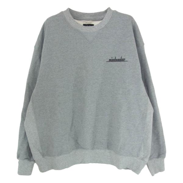 ■商品情報[商品名]MINDSEEKER マインドシーカー ロゴプリント スウェット トレーナー グレー系 M【中古】[カラー]グレー系[サイズ]表記サイズ：Mx 厚み約cm肩幅：約55cm着丈：約62cm身幅：約67cm袖丈：約57cm[...