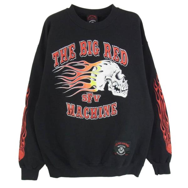 ■商品情報[商品名]GABOR ガボール Gaboratory international ガボラトリー インターナショナル BIG RED MACHINE BIKERS クルーネック スウェット M【中古】[カラー]ブラック系[サイズ]表...