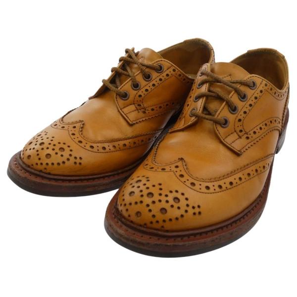■商品情報[商品名]Tricker's トリッカーズ M5633D 英国製 BOURTON DAINITE SOLE バートン ダイナイトソール レザー シューズ ライトブラウン系 8.5【中古】[カラー]ライトブラウン系[サイズ]x 厚み...