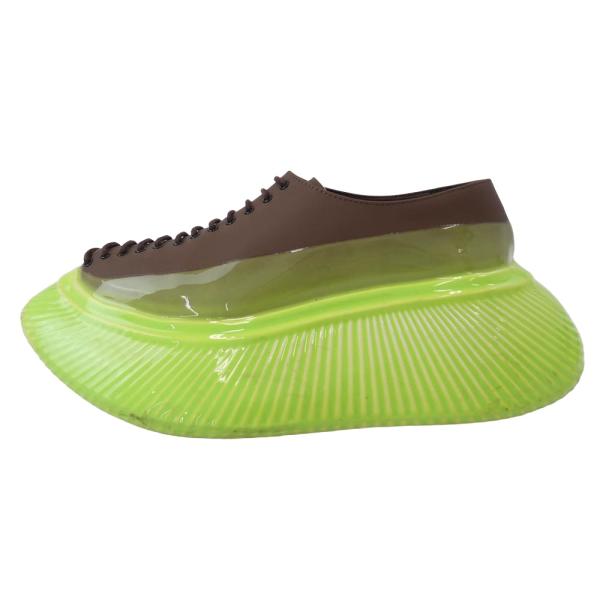■商品情報[商品名]アウトランド OUTLAND Liver shoes Matt Brown Lime DIP スニーカー ブラウン系 ライトグリーン系 25cm【中古】[カラー]ブラウン系 ライトグリーン系[サイズ]x 厚み約cm表記サ...