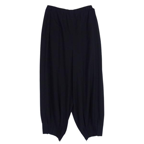 ■商品情報[商品名]ENFOLD エンフォルド 23SS 300IA231-0671 TACK-HEM PANTS タック ヘム パンツ ブラック系 38【美品】【中古】[カラー]ブラック系[サイズ]表記サイズ：38x 厚み約cmウエスト：...
