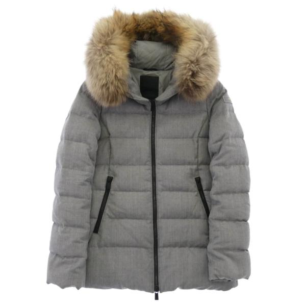 ■商品情報[商品名]TATRAS タトラス 18AW LTA8SP4514 SPERANZA スペランツァ ファー ダウンジャケット グレー系 01【中古】[カラー]グレー系[サイズ]x 厚み約cm表記サイズ：01肩幅：約34.5cm着丈：...