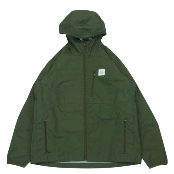 ■商品情報[商品名]uniform experiment ユニフォームエクスペリメント 21SS UE-210034 BLOUSON 3レイヤー フーデッド ブルゾン 2【美品】【中古】[カラー]グリーン系[サイズ]x 厚み約cm表記サイズ...