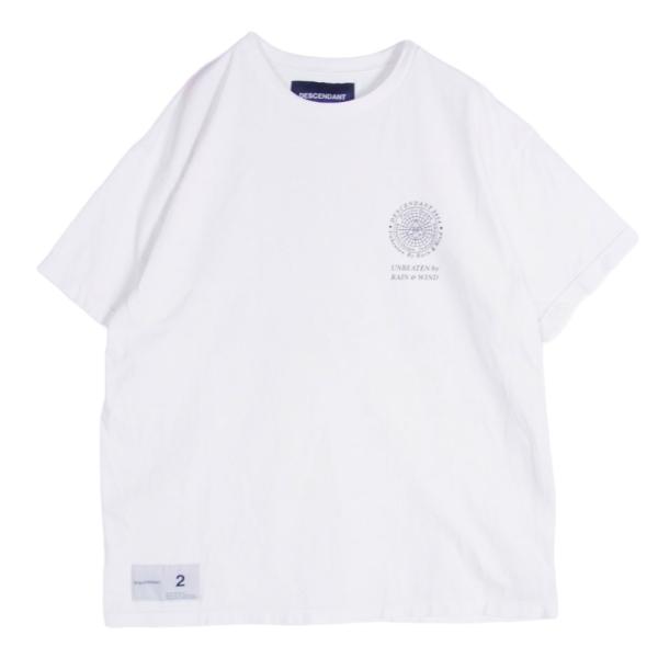 ■商品情報[商品名]DESCENDANT ディセンダント 24SS 241ATDS-STM13S STERN SS スターン ロゴ プリント 半袖 Tシャツ ホワイト系 2【中古】[カラー]ホワイト系[サイズ]x 厚み約cm表記サイズ：2肩...