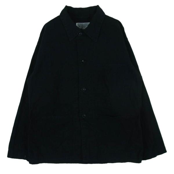 ■商品情報[商品名]Engineered Garments エンジニアードガーメンツ WORKADAY ワーカーデイ コットン リネン カバーオール ジャケット XS【中古】[カラー]ブラック系[サイズ]表記サイズ：XSx 厚み約cm肩幅：...