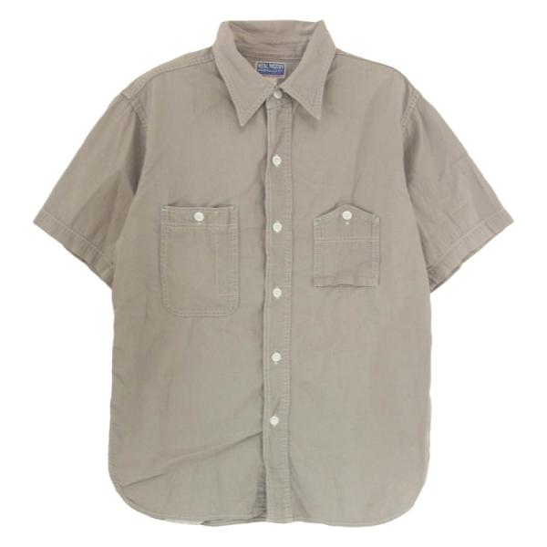 ■商品情報[商品名]The REAL McCOY'S ザリアルマッコイズ ヘリンボーン 半袖 ワーク シャツ グレー系 15【中古】[カラー]グレー系[サイズ]x 厚み約cm表記サイズ：15肩幅：約40cm着丈：約64cm身幅：約51cm袖...