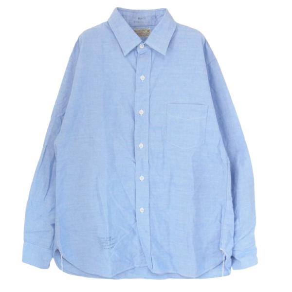 ■商品情報[商品名]Buzz Rickson's バズリクソンズ BR28824 COTTON OXFORD CLOTH 4oz オックスフォード 長袖 シャツ インディゴブルー系 16【中古】[カラー]インディゴブルー系[サイズ]x 厚み...