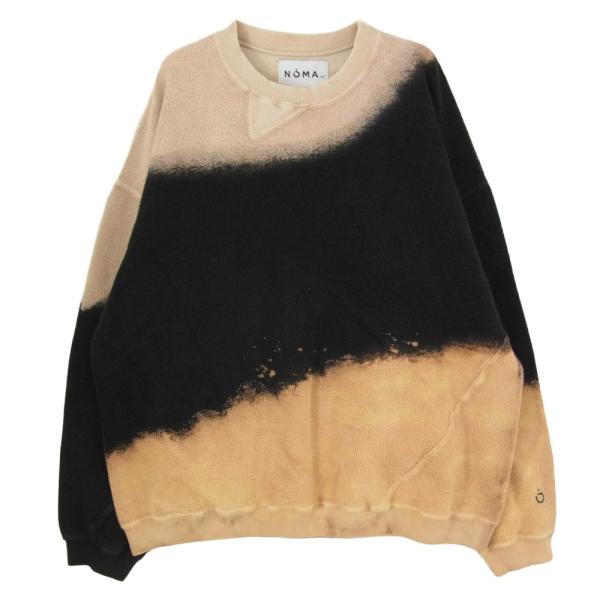 ■商品情報[商品名]ノーマティーディー NOMA t.d. N34-CS01 Hand Dyed Twist Sweat ブリーチ加工 クルーネック スウェット ブラウン系 4【中古】[カラー]ブラウン系[サイズ]x 厚み約cm表記サイズ：...