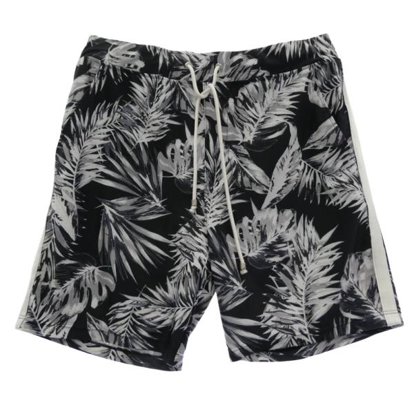 ■商品情報[商品名]リサウンド クロージング RESOUND CLOTHING RC24-HP-003 LEAF RUSH SHORTS リーフ柄 ラッシュガード ハーフパンツ ショーツ【中古】[カラー]ブラック系 ホワイト系[サイズ]x ...