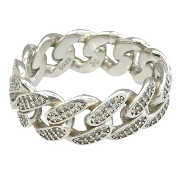 ■商品情報[商品名]AVALANCHE アバランチ CHAIN RING チェーン リング シルバー系 22.5号【中古】[カラー]シルバー系[サイズ]22.5号号リング幅：約0.8cmリング外径：約2.6cmリング内径：約2.1cmx 厚...
